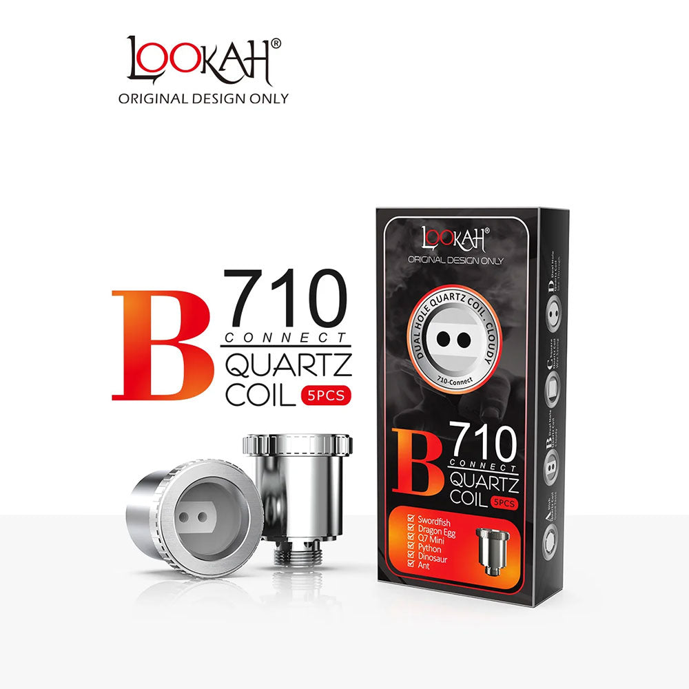 Lookah 710 Replacement Coils – Type B / Type C – 5 Pack | Lilac City Vapor