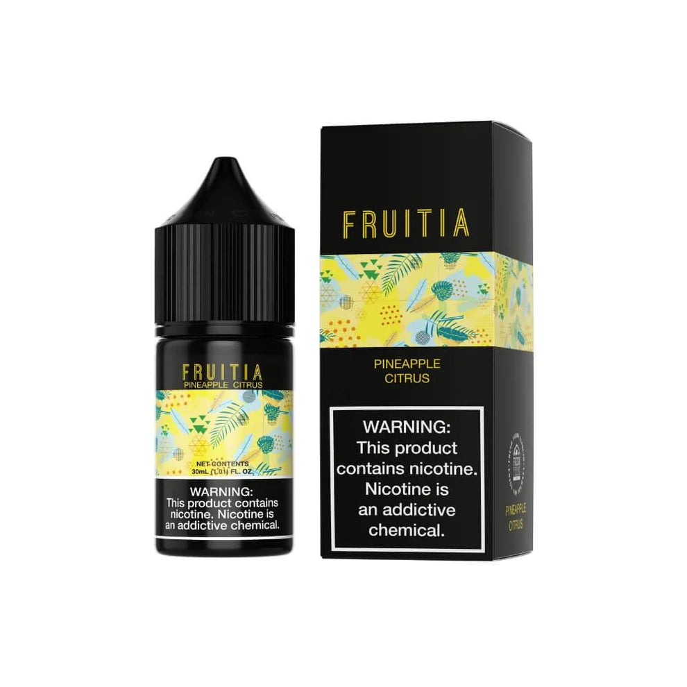 Pineapple Citrus Nic Salt - 30mL | Fruitia Salts – Lilac City Vapor LLC.